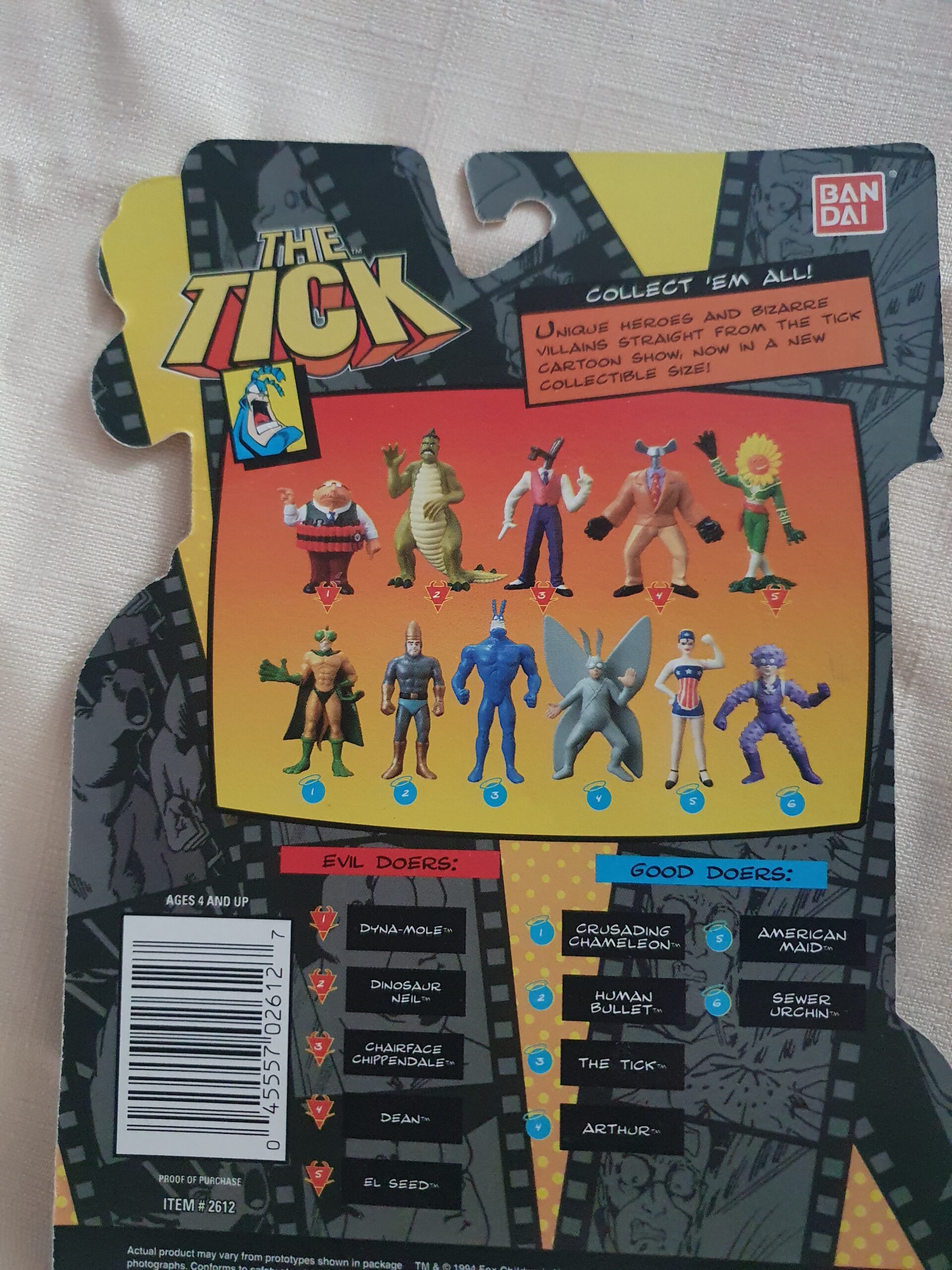 The TICK collectable figurine 1994 "Chairface Chippendale" - Oma's ...