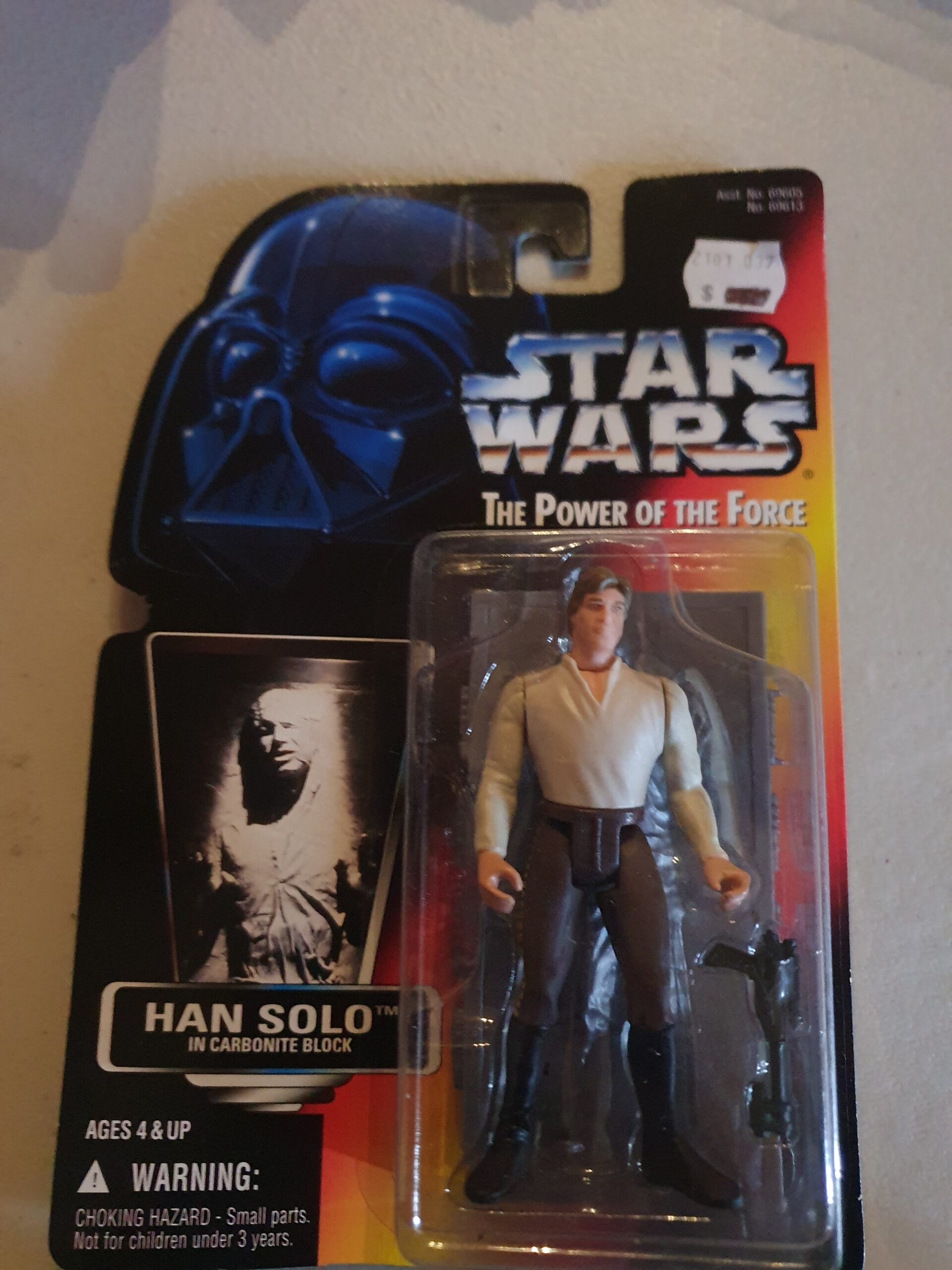 Han Solo and Carbonite block Star Wars The Power Of The Force KENNER ...