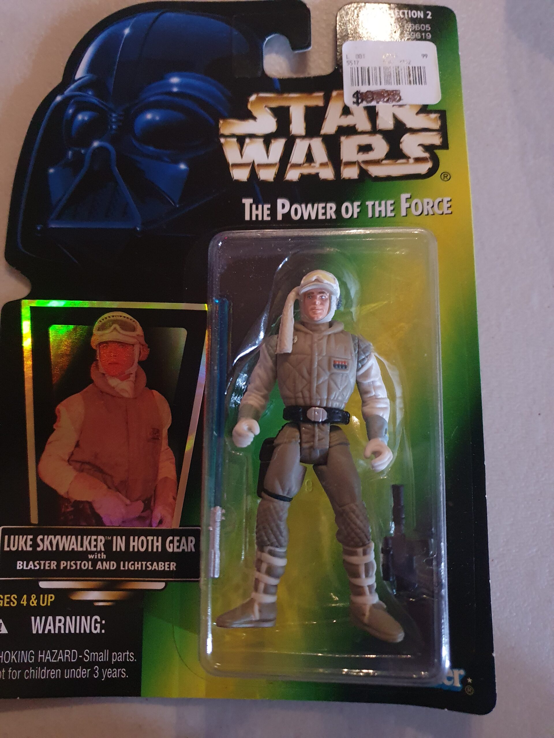 Battle of Hoth Luke Skywalker Star Wars The Power Of The Force KENNER ...
