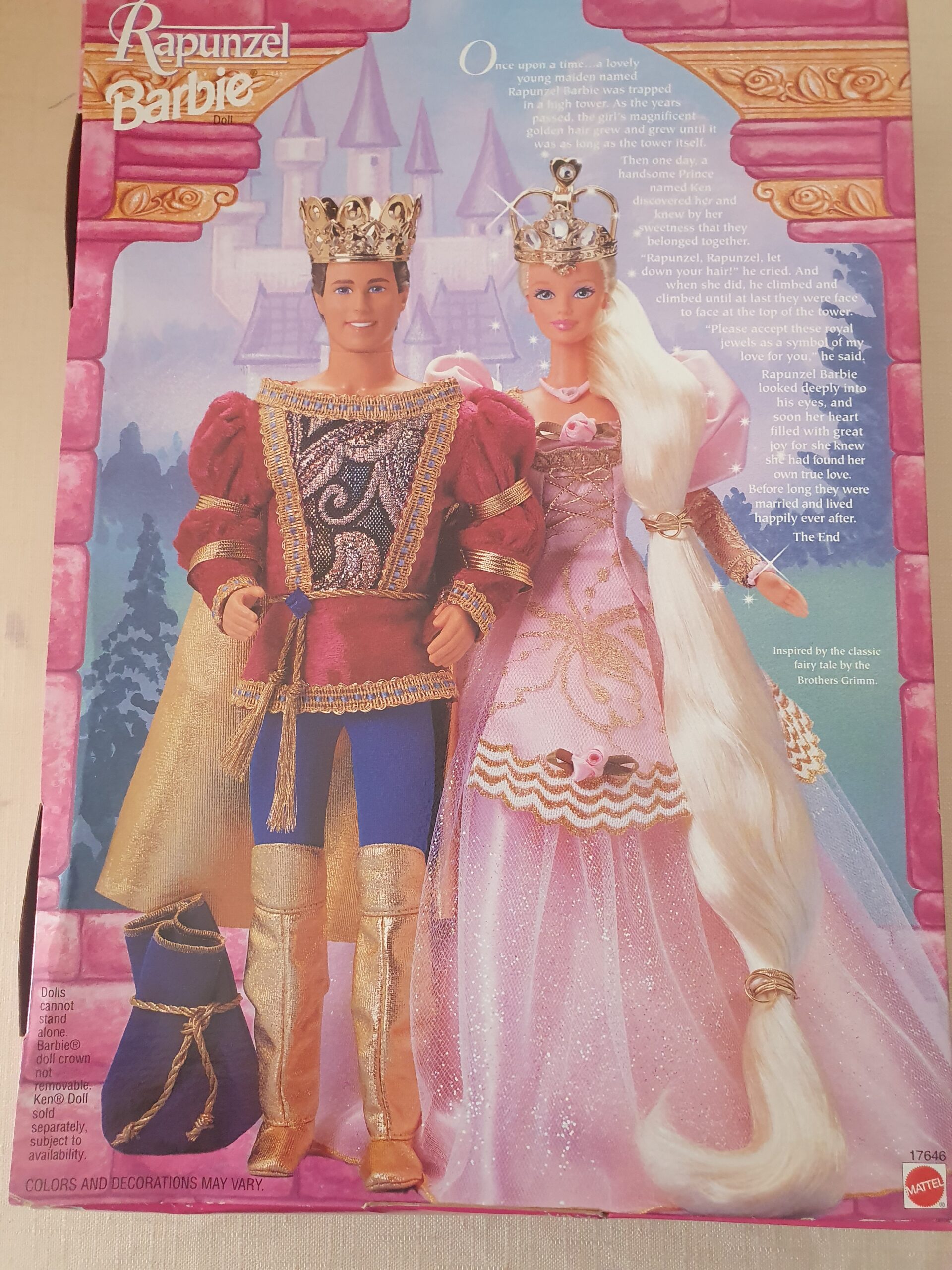 Rapunzel Barbie – 1995 Long Hair Princess Edition - Oma's Collectables ...