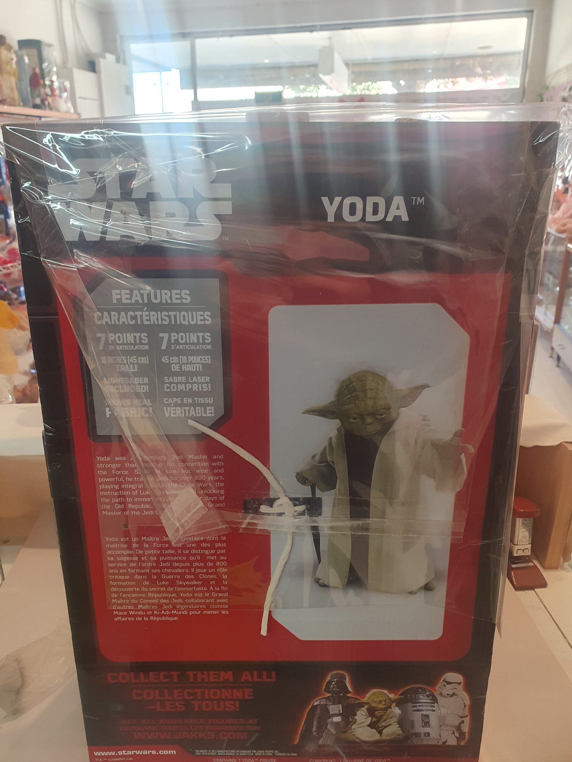 Star Wars – Yoda 18-Inch Action Figure (Jakks Pacific, Lightsaber ...